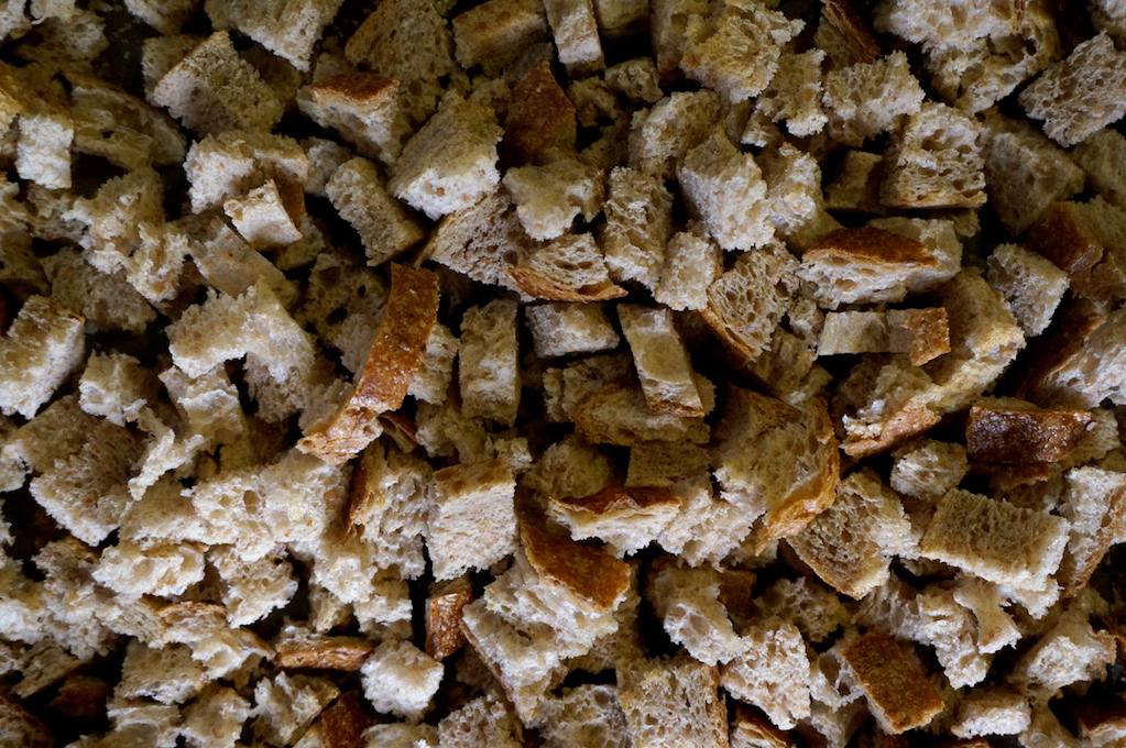 Cubed Bread for Stuffing